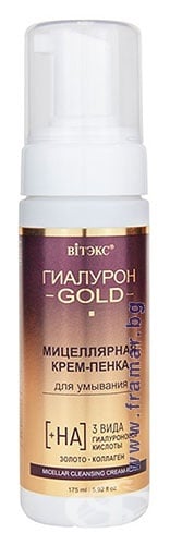 ВИТЕКС ХИАЛУРОН ГОЛД КРЕМ ПЯНА ЛИЦЕ С БИО ЗЛАТО И ХИАЛУРОН 175 мл